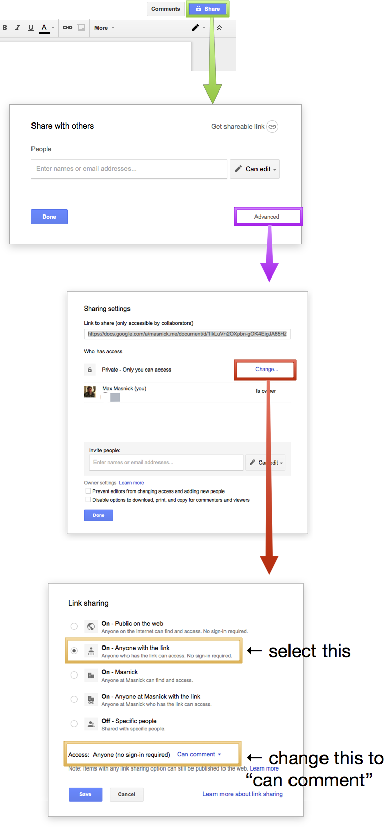 How to Edit With Google Docs – Max Masnick